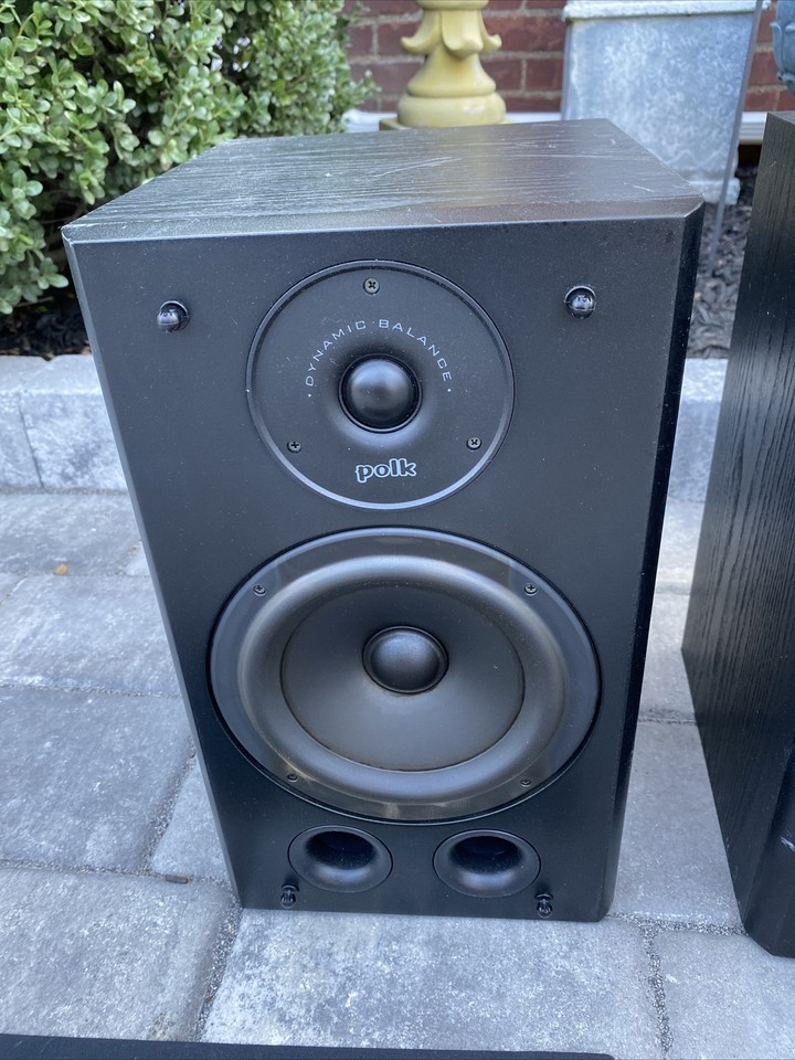 Polk Audio Speakers RT5 Pair 2-way Dual Ports | eBay