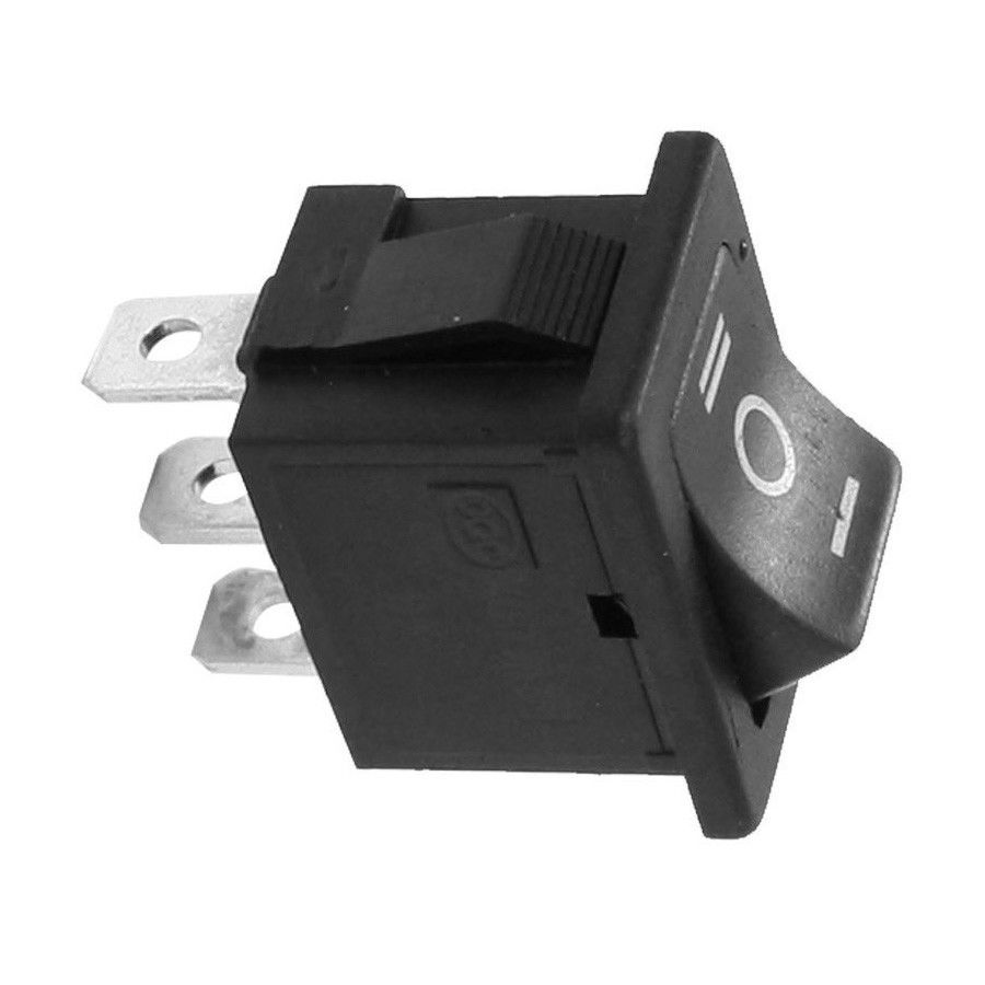 2x SPDT 3-Position Rocker Switch 12V Car AC 6A/250V 3-Pin ON-OFF-ON 1/2 ...