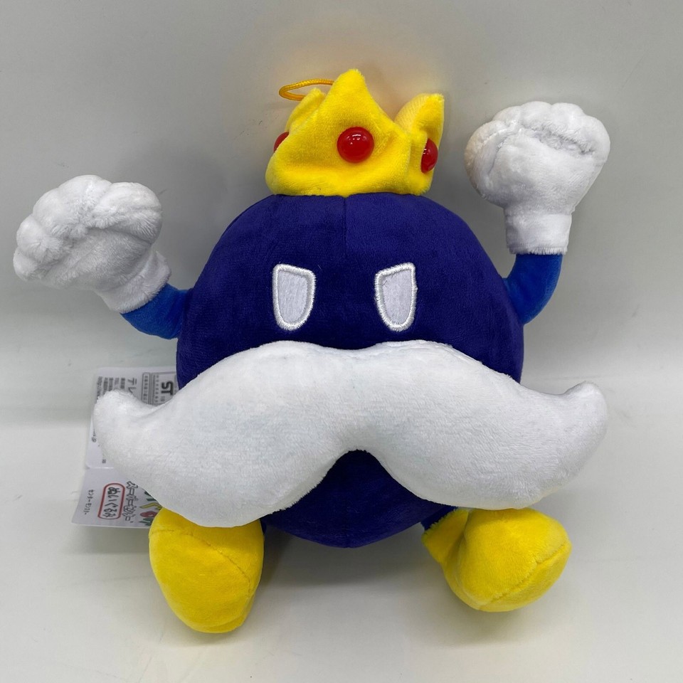 2X New Super Mario Bros. King Bomb & Bob-omb Plush Doll Soft Toy Teddy ...