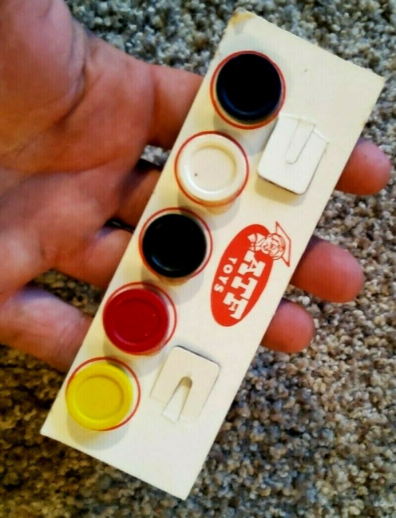 Vintage ATF Toys Pieces, Disks, Circles, Wood Burning, Colors | eBay