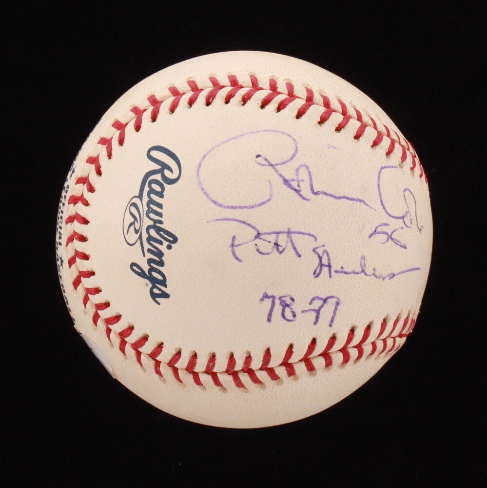 Robin Cole Autographed Signed Baseball JSA COA Pitt Steelers & Super ...