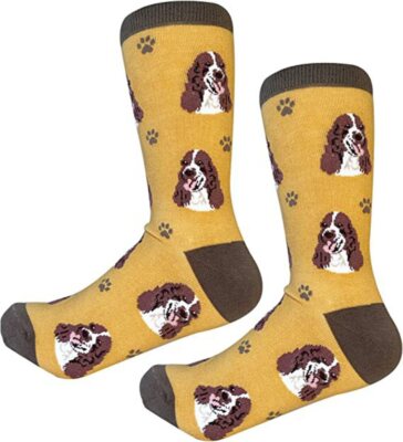 Sock Daddy Springer Spaniel Socks 800-42 | eBay