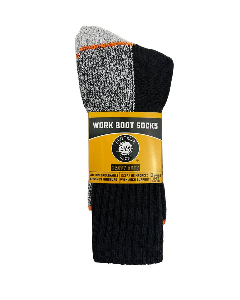 Men's Heavy Duty Steel Toe Work Crew Socks (US Shoe Size 10-12) | eBay
