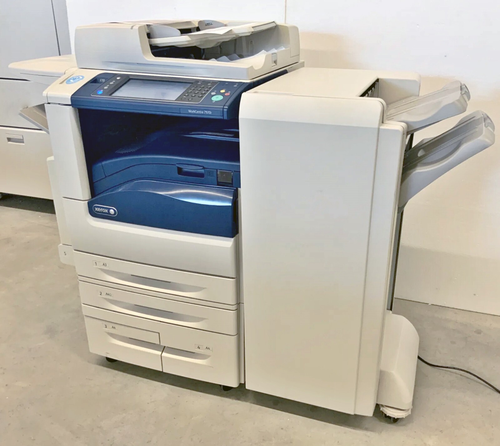Xerox WorkCentre 7970i A3 Color Printer Scan Copier Fax Booklet CZ Fold ...
