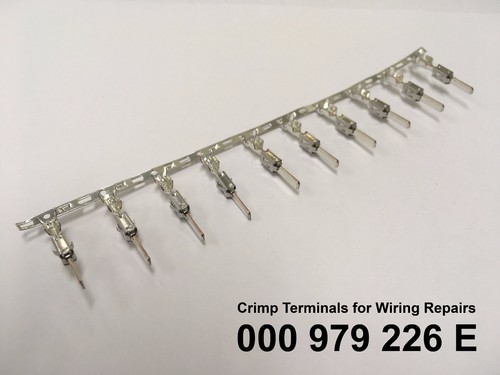 Audi VW Skoda Seat Porsche 10 x Wiring Crimp Repair Terminals Pins ...