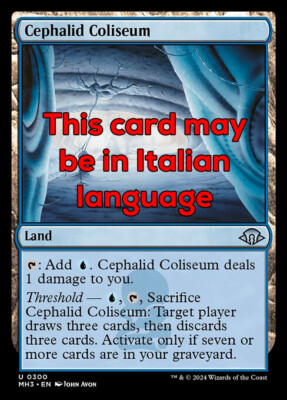 MTG CEPHALID COLISEUM EXC - COLOSSEO DEI CEFALIDI 300 - MH3 - MAGIC | eBay