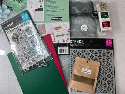 Hero Arts Christmas Card Joann Kit Make Yourself At Home November 2022 ...