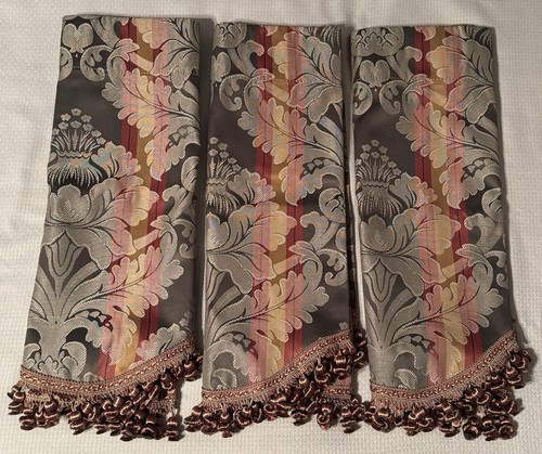 3 Elegant Jacquard Damask Valance with Tassel Trim – JCPenney Home ...