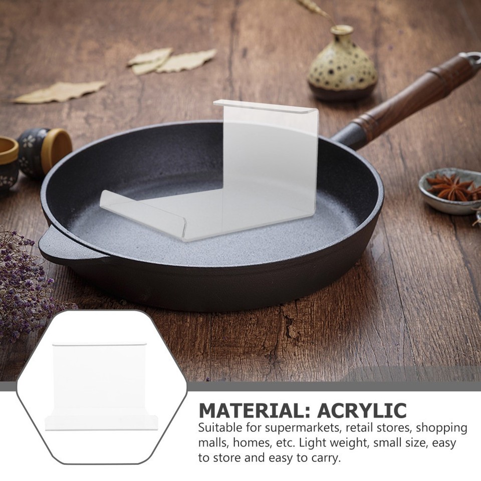 Frying Pan Showing Stand Organizer Induction Cooker Support Rack | eBay ...