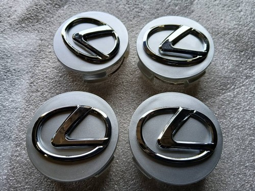 LEXUS Set Of 4 Gray-Chrome Wheel Center Caps 62MM - Satisfaction ...