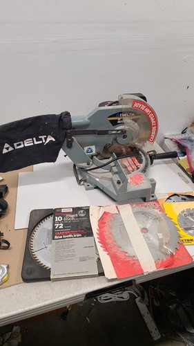 DELTA 10” Power Miter Saw Compound Model 36-070 Tested Working | eBay
