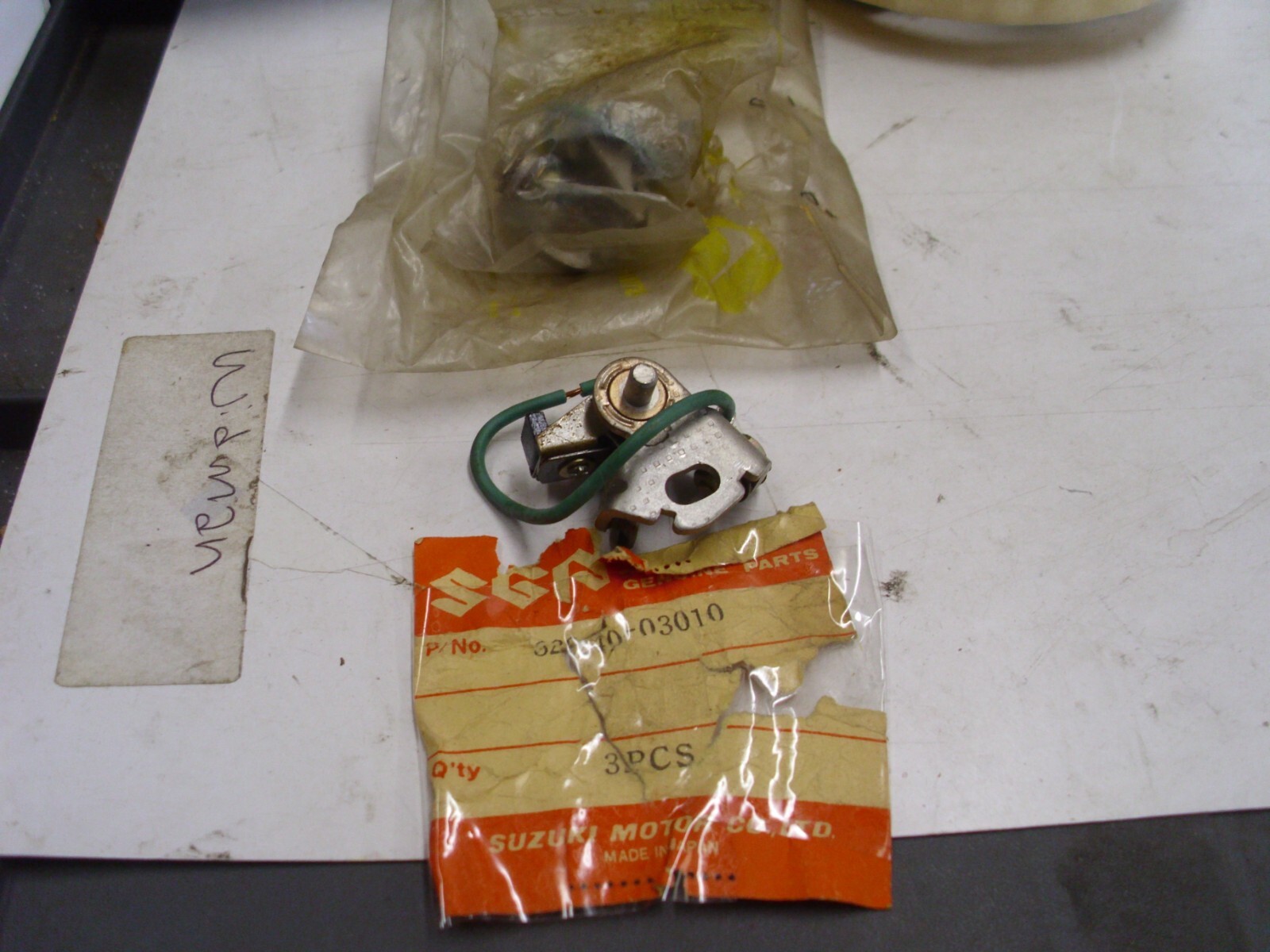 NOS OEM Suzuki, Contact Point Assy, 32240-03010, RM50 TS100/125 DS80 ...