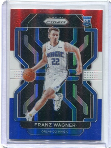 2021-22 PANINI PRIZM FRANZ WAGNER #310 ROOKIE RED WHITE BLUE PRIZM SP ...