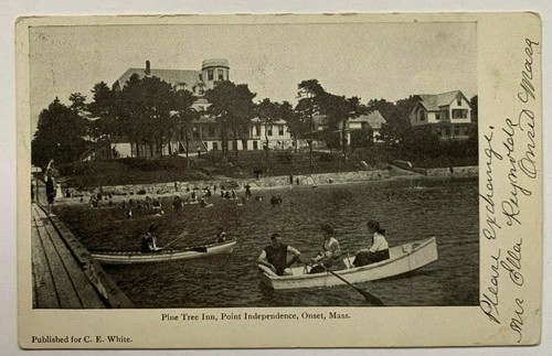 1906 MA Postcard Onset Cape Cod Pine Tree Inn Point Independence ...