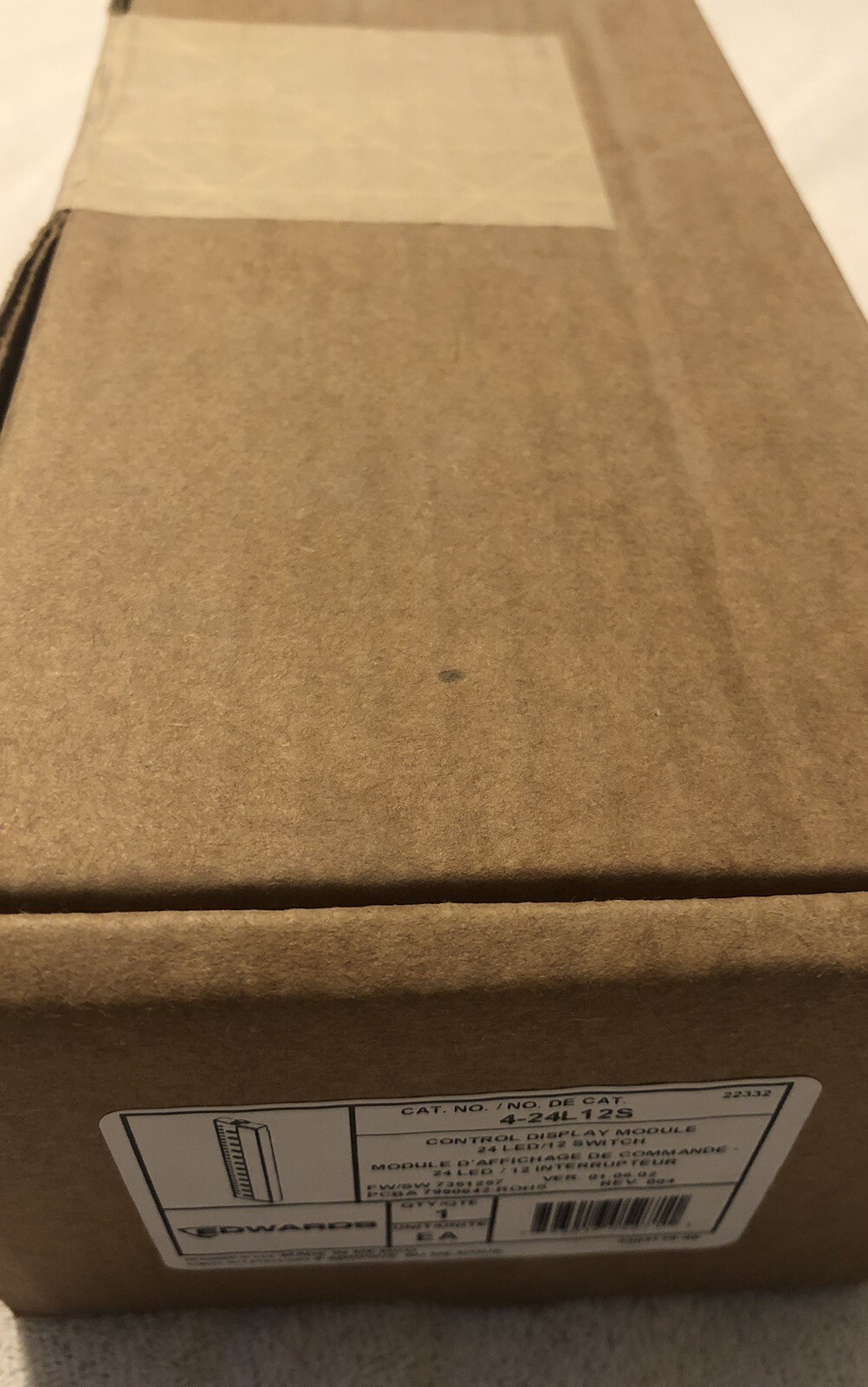 EST Edwards 4-24L12S Control Display Module. 24 LED 12 Switch. for sale ...