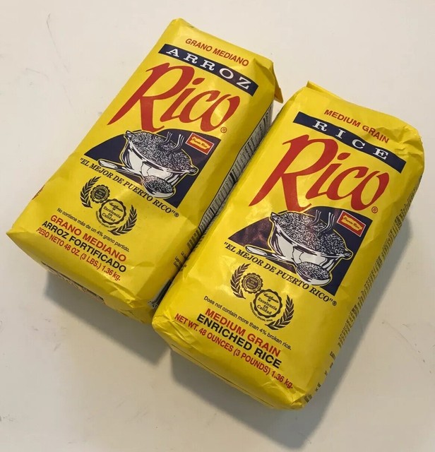 Arroz Rico Rice Grain, Medium - 3lb for sale online | eBay