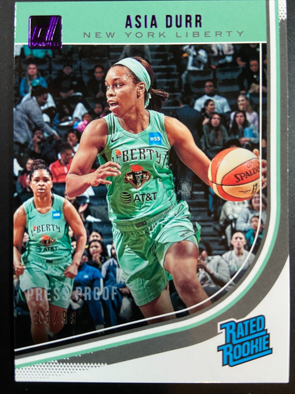 2019 Donruss/Panini WNBA - ASIA DURR #96 - Press Proof Purple #13/99 ...