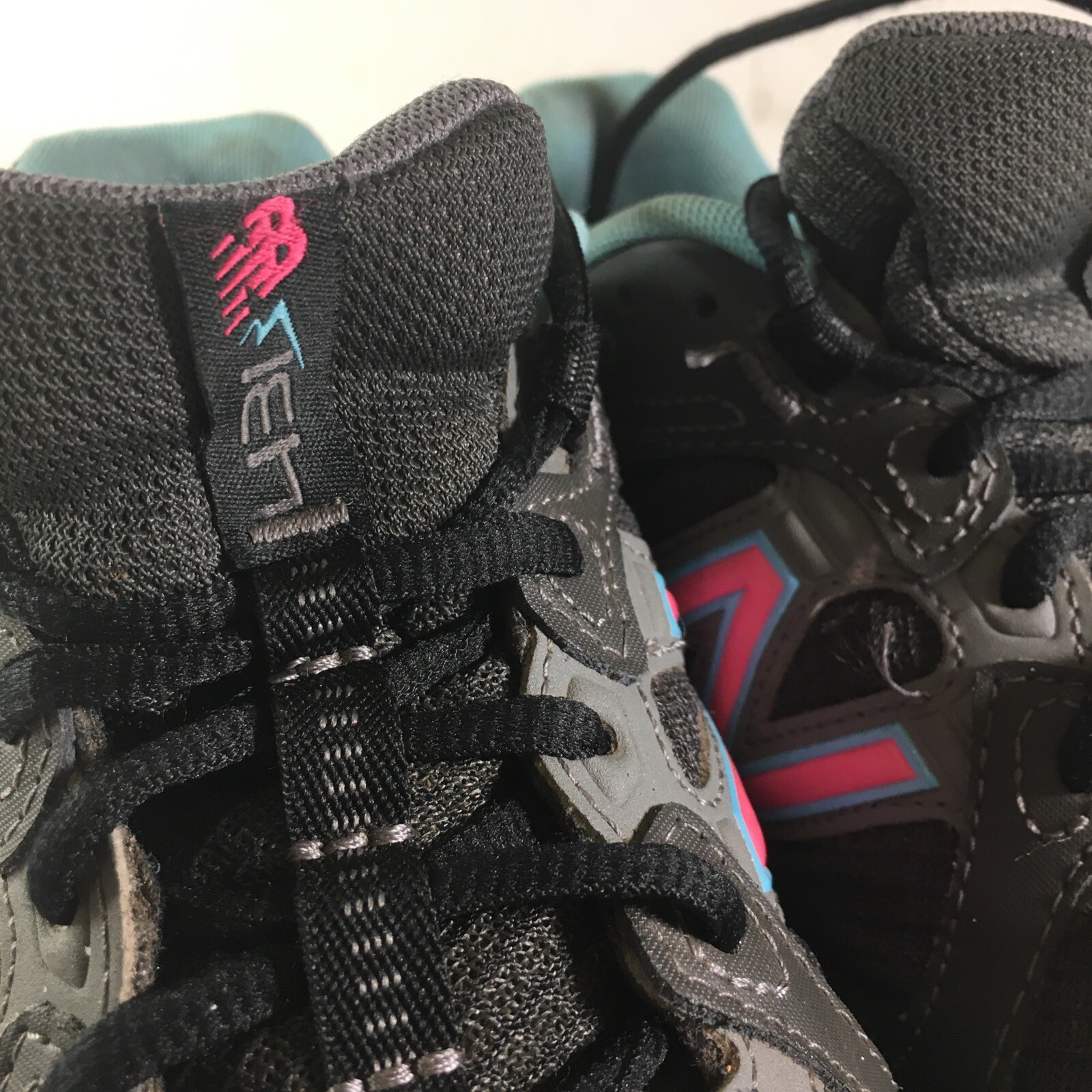 New Balance 431 WE431GB1 Athletic Running Walking Gray Blue Pink Women ...