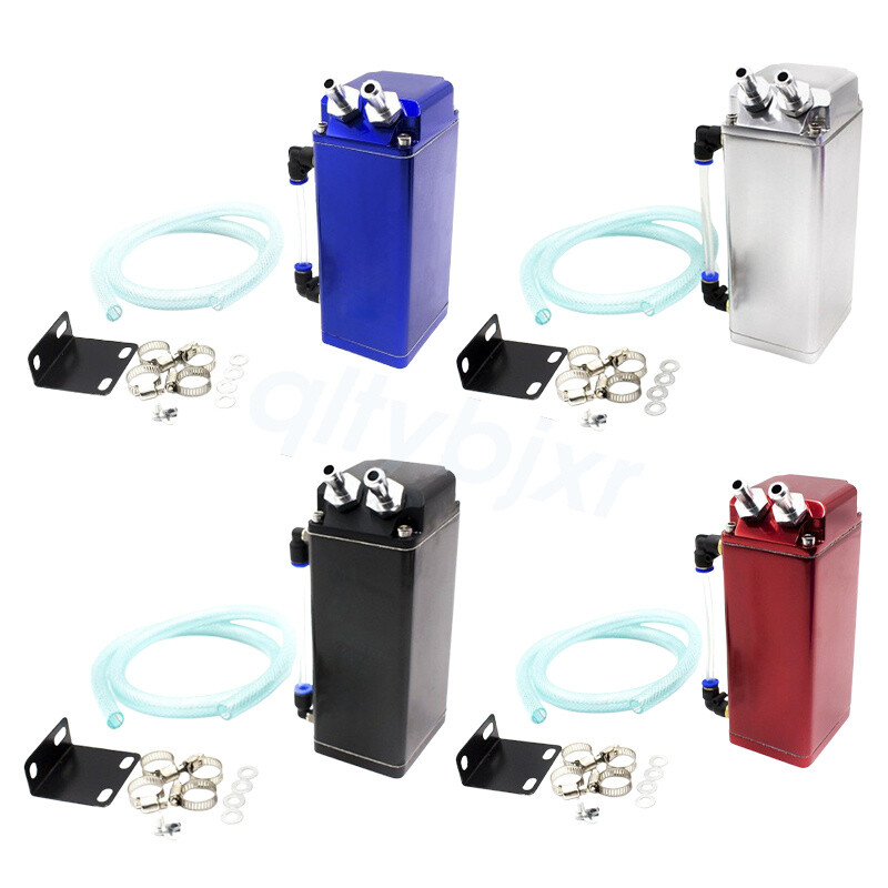 Square Style Engine Oil Catch Reservoir Breather Tank/Can Billet ...