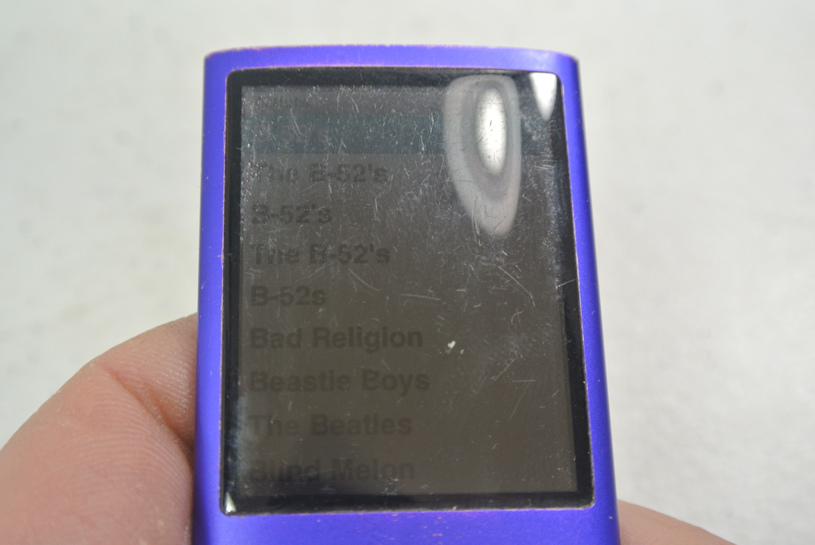 Apple Ipod Nano 4th Generation Gen A1285 Purple 8GB WORKS But Backlight ...