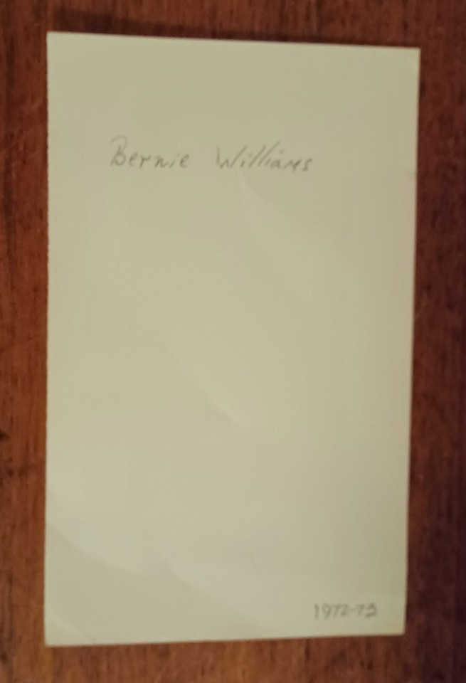 Bernie Williams Virginia Squires ABA basketball type 1 publicity photo ...