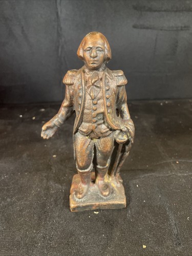 Vintage George Washington Metal Bank Statue Bronze Brass Cast Iron | eBay