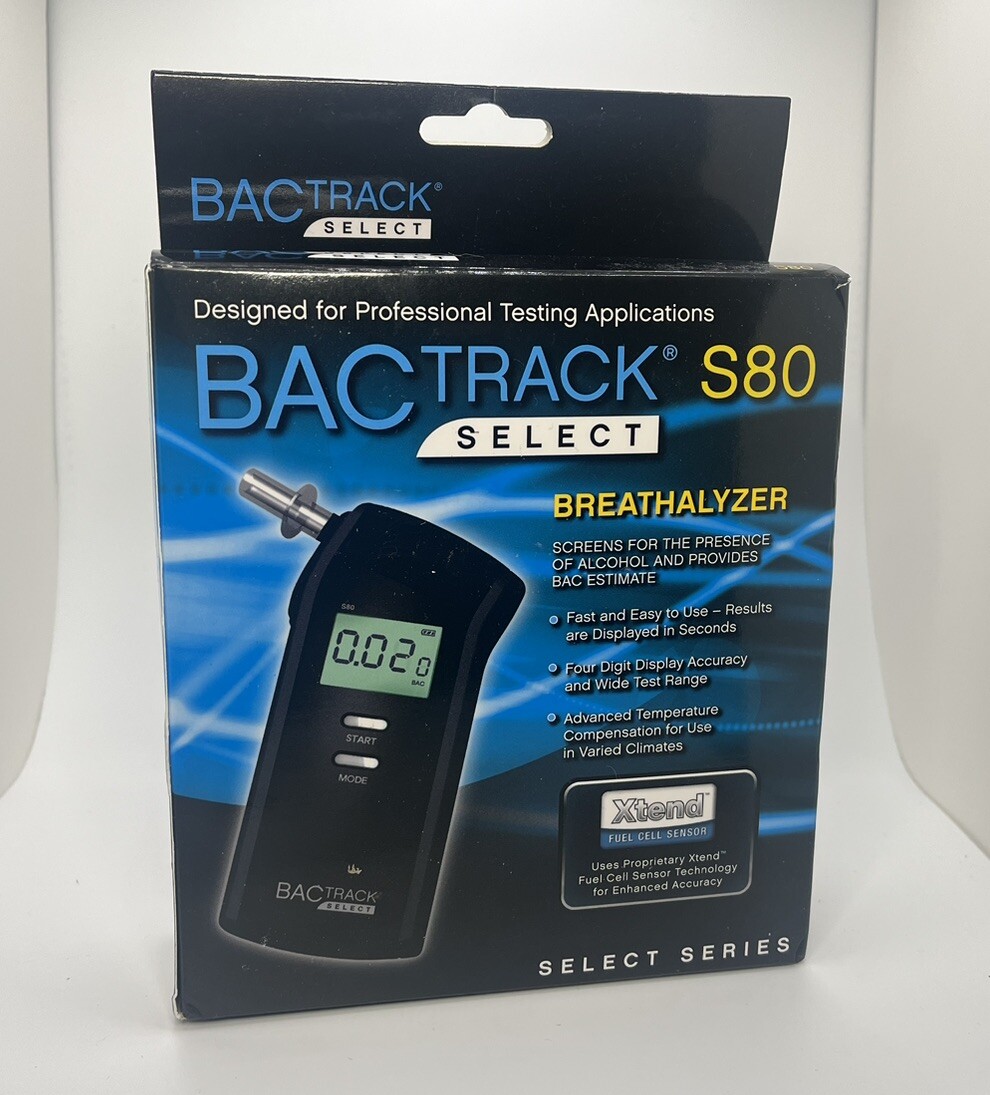 BACtrack S80 Pro Portable Breathalyzer - Black for sale online | eBay