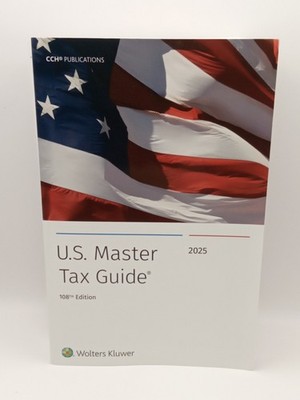 U.S. Master Tax Guide 2025 by Wolters Kluwer. CCH Publications VG FREE ...
