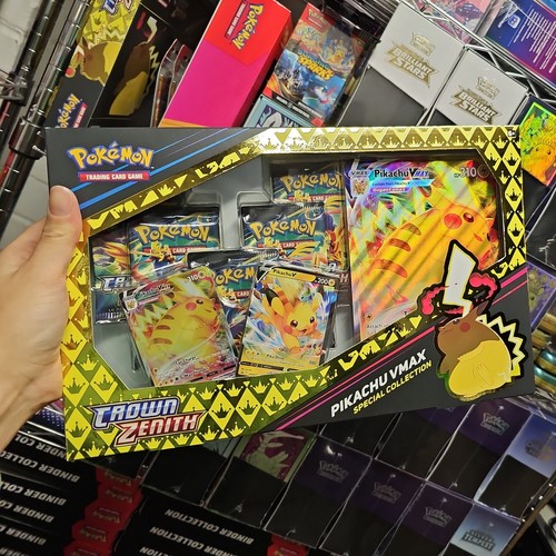 Pikachu VMax Special Collection Boxes - Crown Zenith Booster Pokemon ...