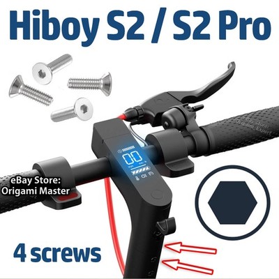 4x Allen Head STEM NECK SCREWS Hiboy S2 S2 Pro Scooter Nut Bolts Hex ...