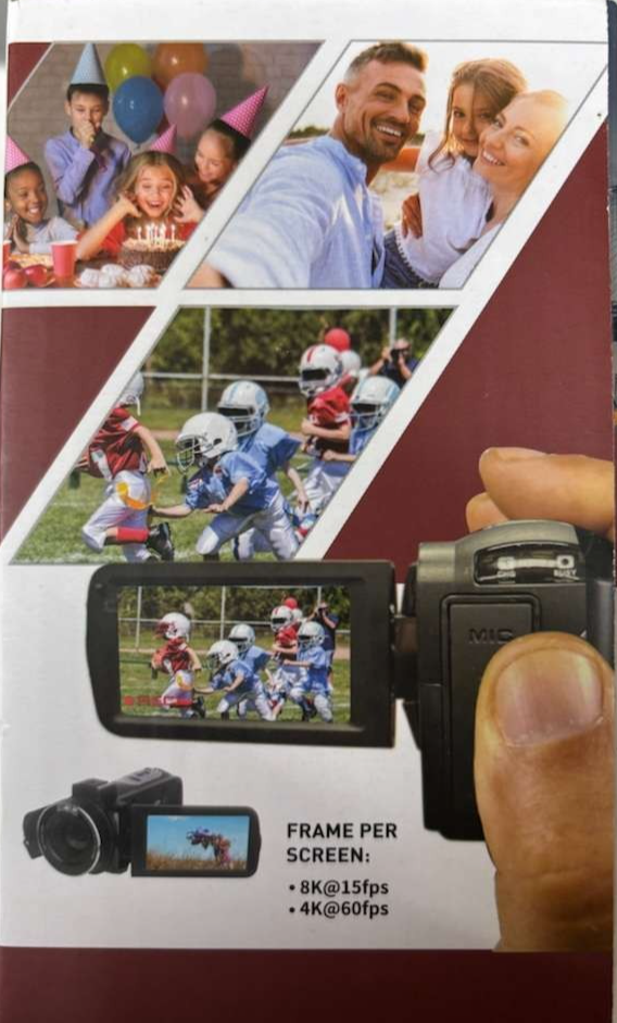 Vivitar Pro 8K Digital Video Camcorder | 18X Zoom| HD Recording ...