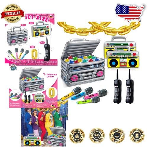 Ultimate 29-Piece Inflatable 80s/90s Party Decorations - Full Set ...
