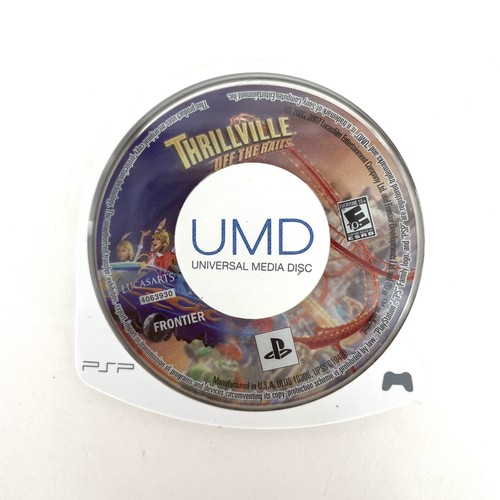 PSP UMD Thrillville Off The Rails Playstation Portable Game Universal ...