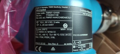 Endress Hauser e+h fmr57 micropilot Radar Level Transmitter | eBay