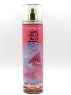 BATH & BODY WORKS PINK WATERMELON BLAST FRAGRANCE MIST BODY SPRAY 8 FL ...