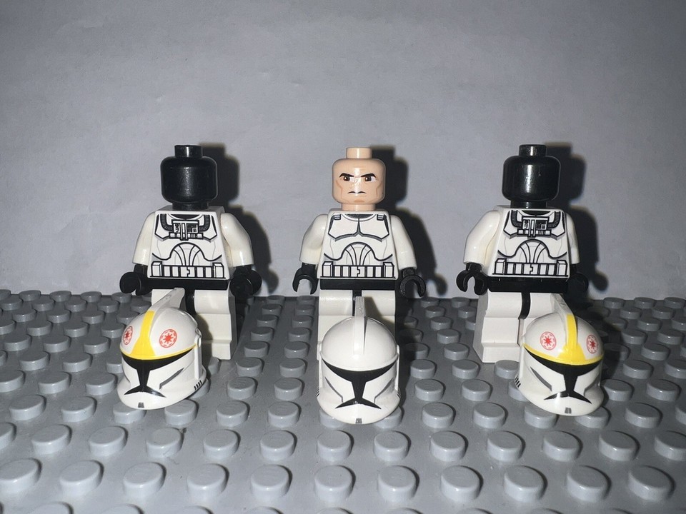 Lego Star Wars Lot Of 3 P1 Clone Pilot Minifigure sw0491 (Set 75021) | eBay