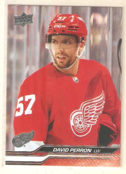 David Perron 2023-24 Upper Deck Series 1 Base Card #62 Red Wings | eBay