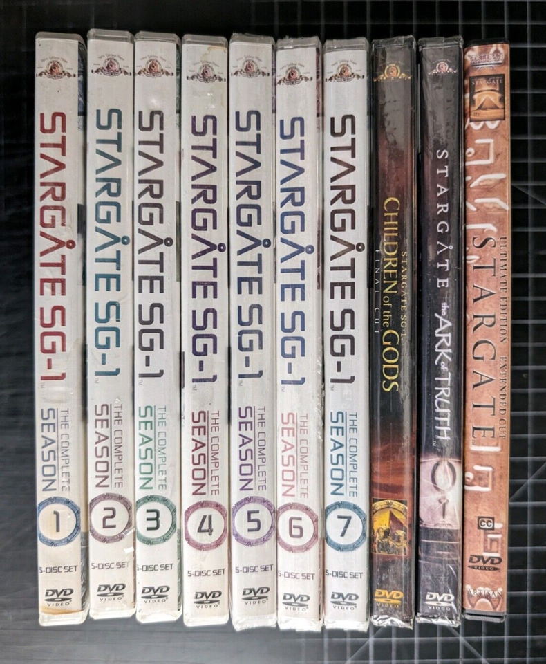 Stargate (DVD Lot) SG-1 Season 1,2,3,4,5,6,7 + Children of Gods + Ark ...