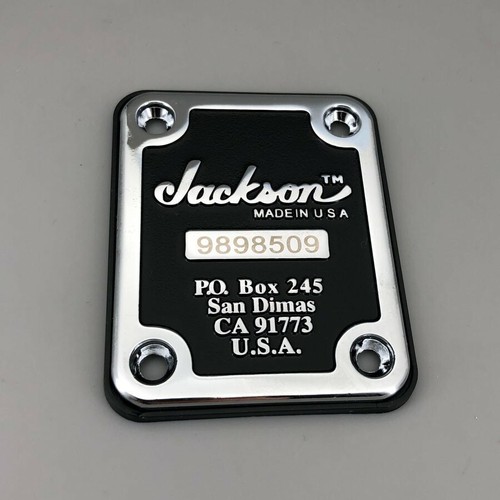 Jackson Guitar Neck Plate Random Serial Number USED | eBay