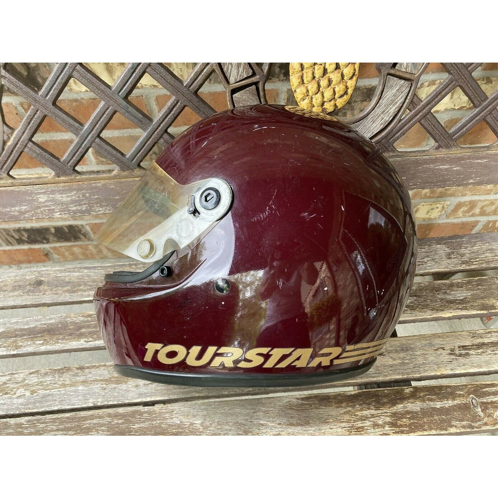 Vintage 80s BELL Tour Star Motorcycle Full Face Helmet 7 1/2 60cm ...