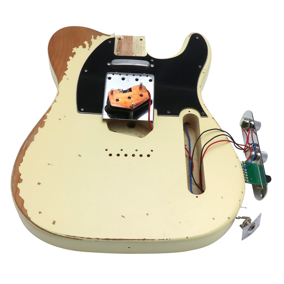 Relic DIY Guitar Kit TL Style Alder Body Roast Maple Neck Fingerboard S ...