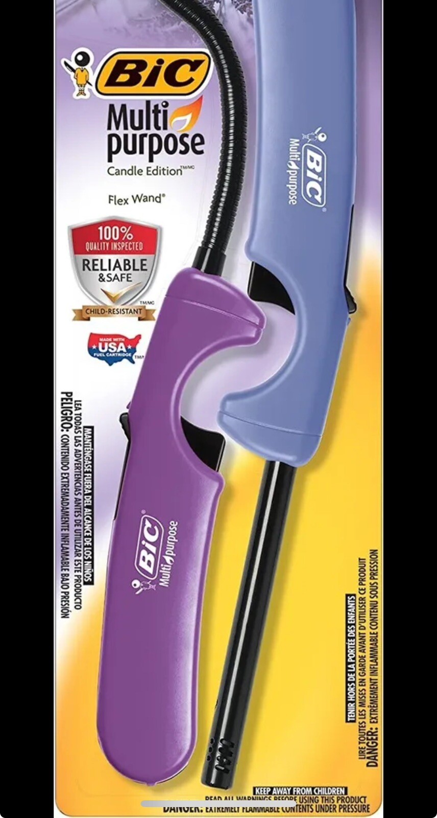 BIC Multi-Purpose Candle Edition Lighter & Flex Wand Lighter, 2-Pack | eBay