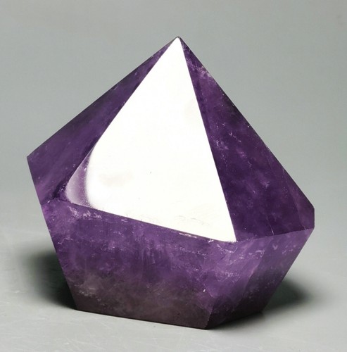 Natural Amethyst Quartz Crystal Single-End Terminated Wand Point ...