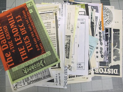 vtg 1990s 2000s small & random size Hardcore Punk Flyer handbill - D | eBay