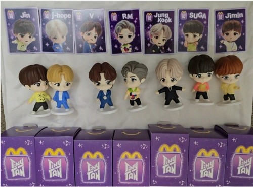 TINY TAN McDonalds Happy Meal Toys Throwback Edition - Complete Set 1-7 ...