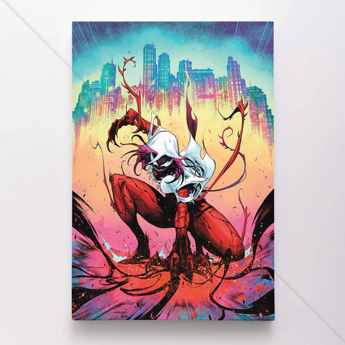 Carnage Poster Canvas Carnageized Spider-Gwen Marvel Comic Book Art ...