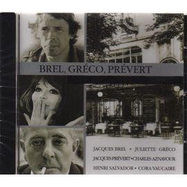 Cd Brel / Greco / aznavour / salvador / vaucaire / Prevert | eBay