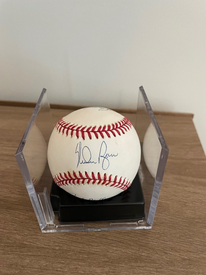 Autographed Baseball Sandy Koufax, Nolan Ryan, Bob Feller. PSA C.O.A ...