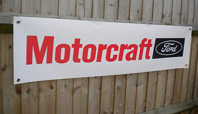 Ford Motorcraft banner retro advertising pvc sign car workshop garage ...