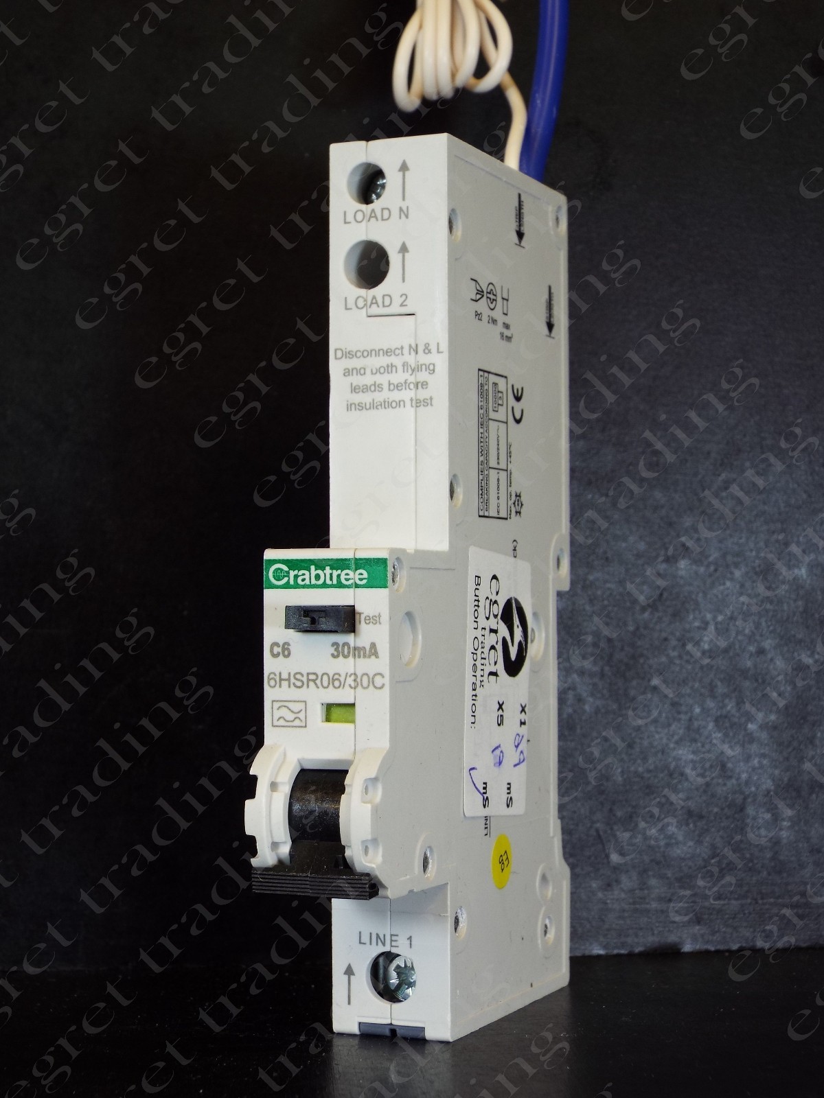 Crabtree RCBO 6HSR Loadstar Range 30mA - Free Delivery - TESTED | eBay UK